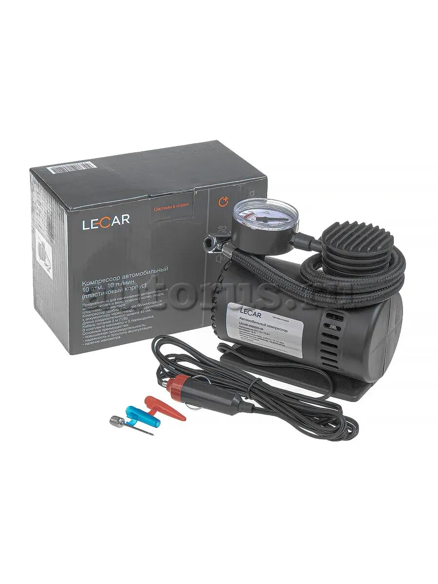 Компрессор 7 атм, 10л/мин. (пластиковый корпус) LECAR LECA