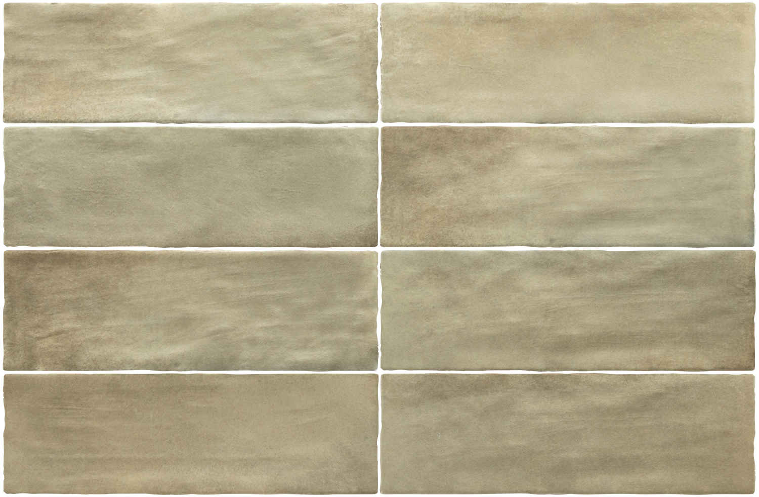 Плитка Equipe SABBIA WEALD GREEN матовая 6,5x20см, 38шт (0.5м2)