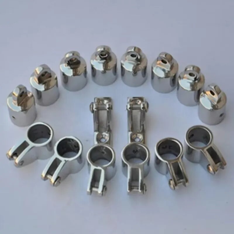 Фурнитура для тента лодки из нержавеющей стали, для навесного тента 4-дуги, серебристый