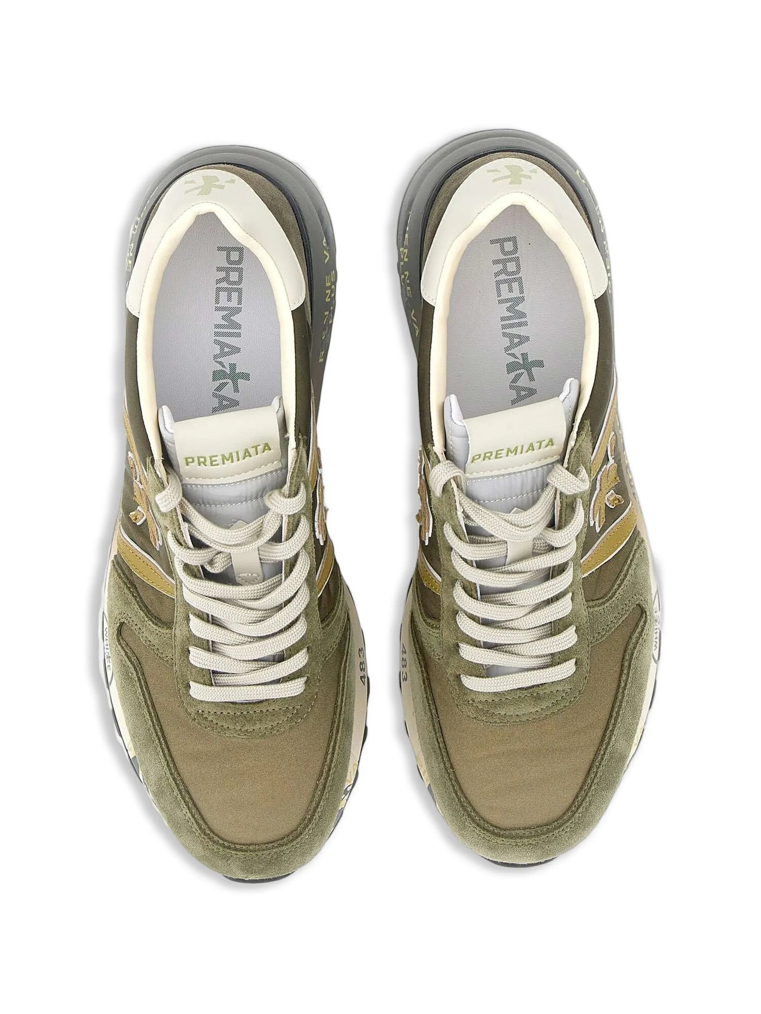 Кроссовки PREMIATA Lander sneakers, размер 42 EU, коричневый — фото 1