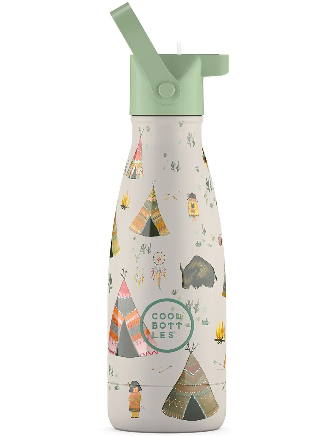 Термос–термобутылка Cool Bottles Kids серия Adventure Indian Tribe 260мл CBBK26IT