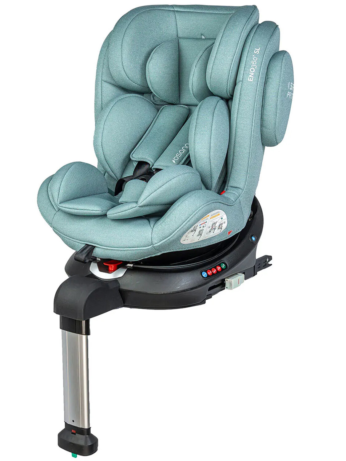 Автокресло 0+/1/2/3 Osann ENO 360° SL Sky, с рождения до 12 лет, до 36 кг, поворотное, Isofix, голубой