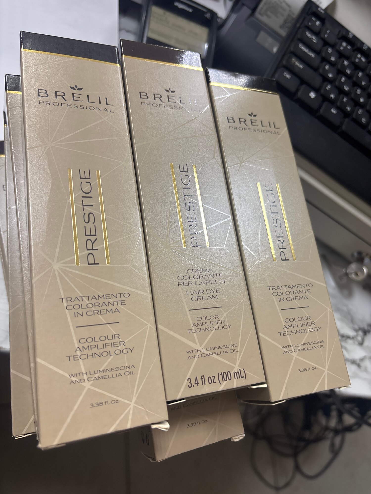 Краска для волос Brelil Colorianne Prestige 6/66 Темный интенсивно-красный блонд, 100 мл