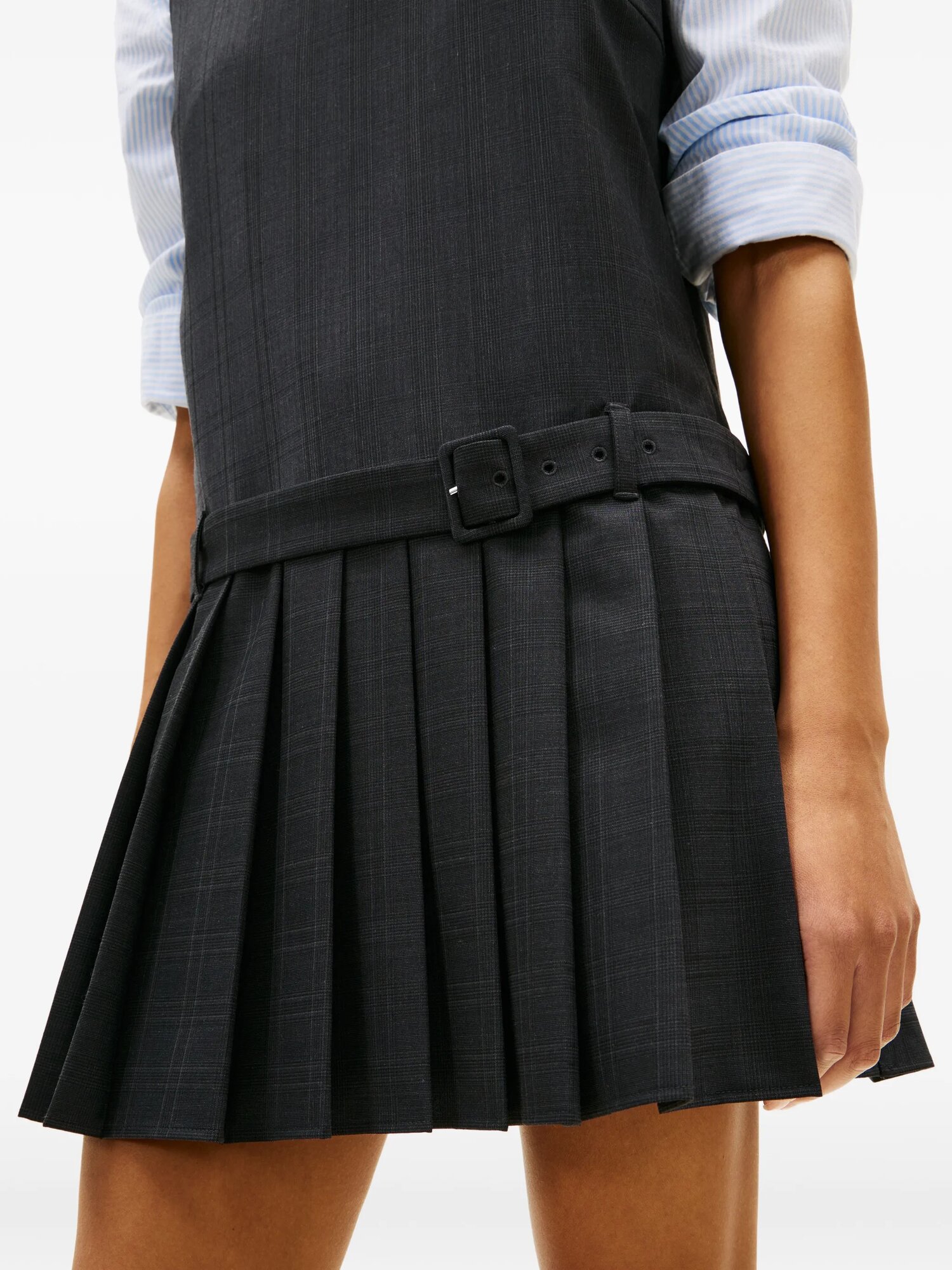 Платье TOMMY HILFIGER Check pleated dress, размер 40 EU — фото 1