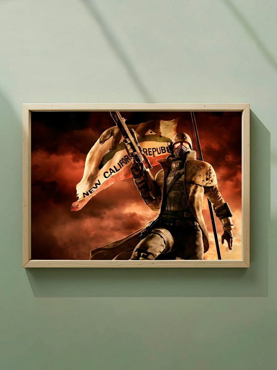 Постер, плакат на стену "Fallout: New Vegas Игра" 42 см х 29,7 см (А3)