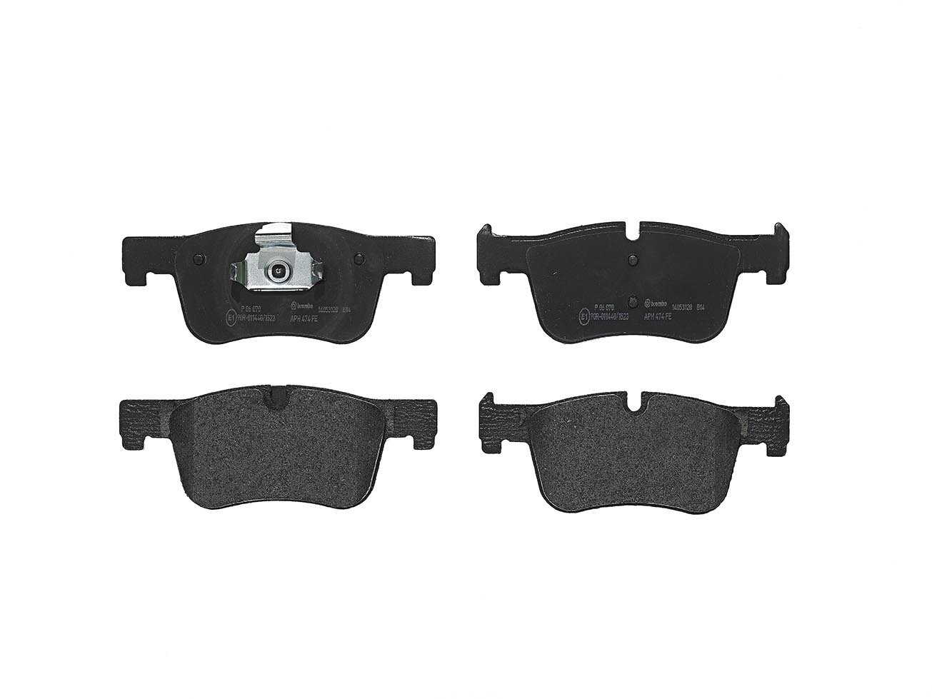 Колодки передние BMW 1-F20 F21 3-F30 F31 F34 F80 4-F32 F36 F82 BREMBO P 06 070