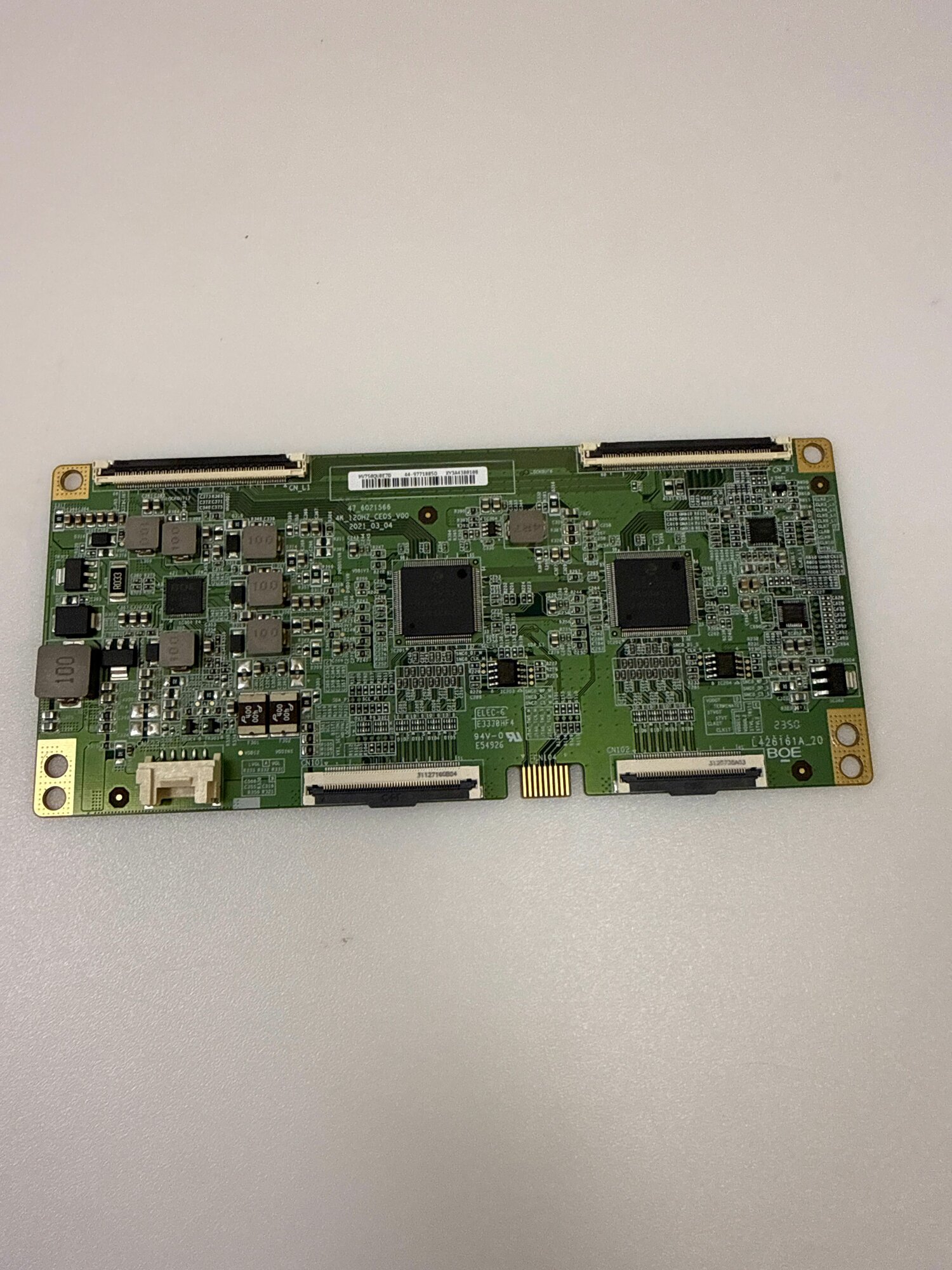 Плата T-Con (YG0190R-2), для телевизора Grundig 75NANOGH8600 P: HV750QUB-E7D