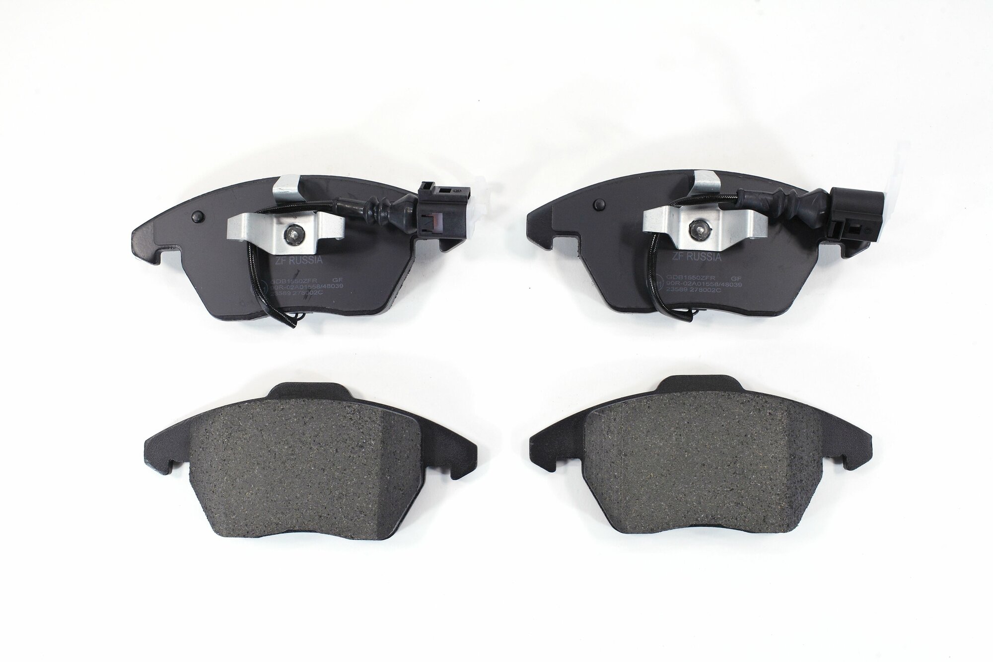 Колодки передние для AUDI VOLKSWAGEN SEAT SKODA PA 03- 06 ZF Russia GDB1550 ZFR
