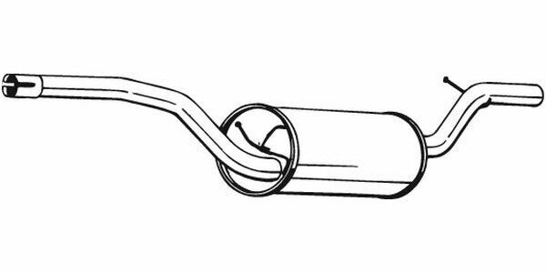 Глушитель центральный FORD FOCUS C-M 03- BOSAL 278-711