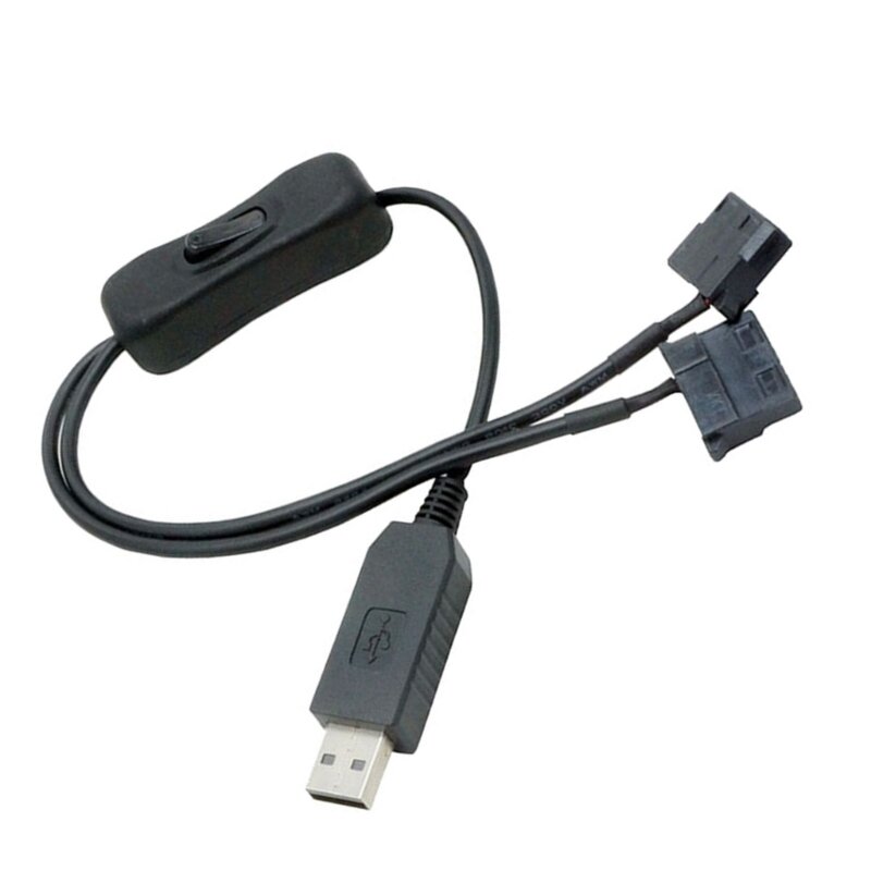 Одноточечный кабель USB к 4-контактному разъему с двумя переключателями -большой 4-контактный усилительный кабель