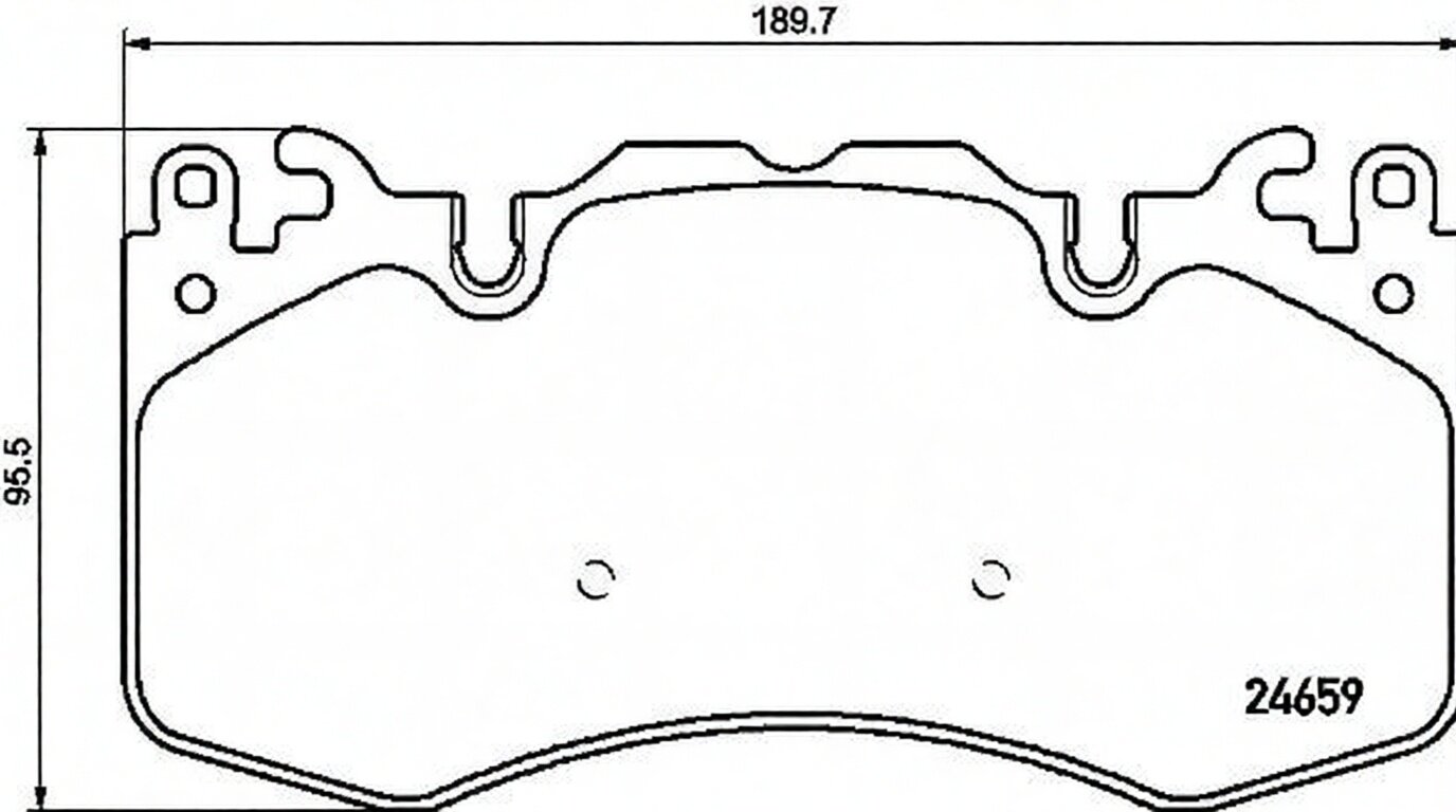 Колодки тормозные P44023 Brembo арт. P44023
