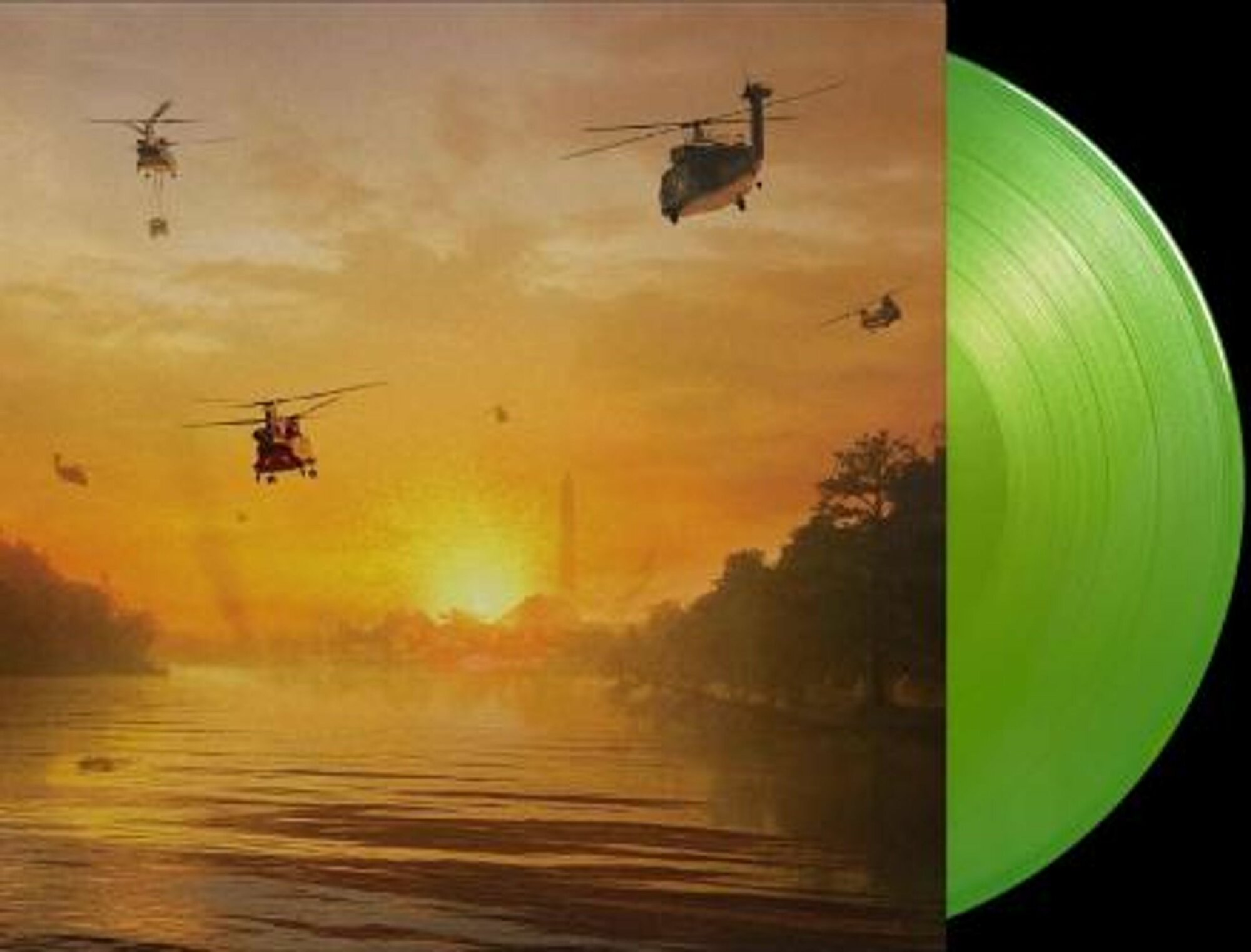 Виниловая пластинка Geoff Barrow & Ben Salisbury - Civil War (O.S.T.) (Neon Green Vinyl) (LP) (1 LP)