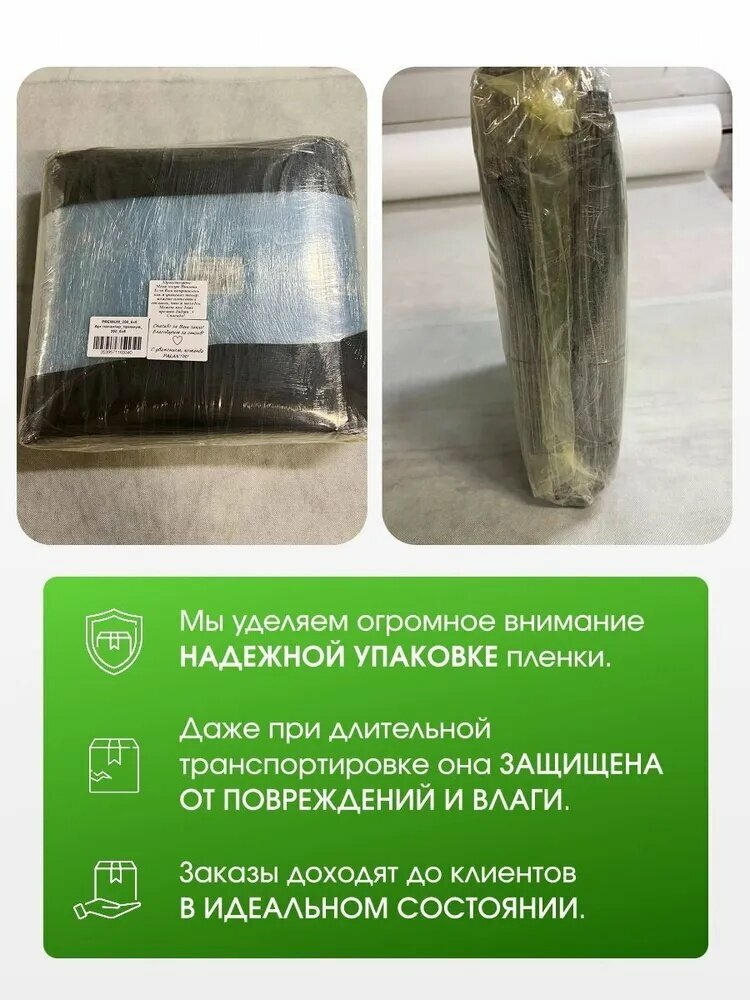 Пленка для теплиц Полиэтилен, 6x3 м, 200 мкм, 1 шт