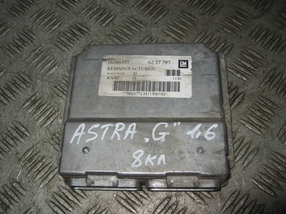 Блок управления двигателем Opel Astra G 1.6 98-05