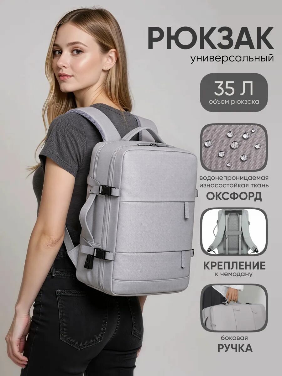 Рюкзак дорожный влагонепроницаемый для путешествий унисекс Возможно, вам понравится