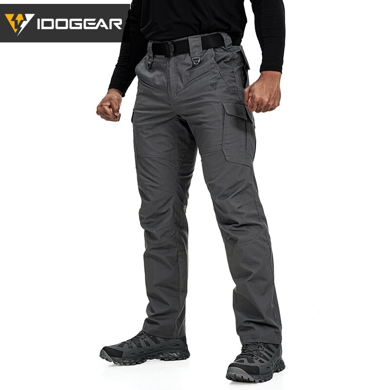 IDOGEAR Тактические брюки серые, размер 36W30L