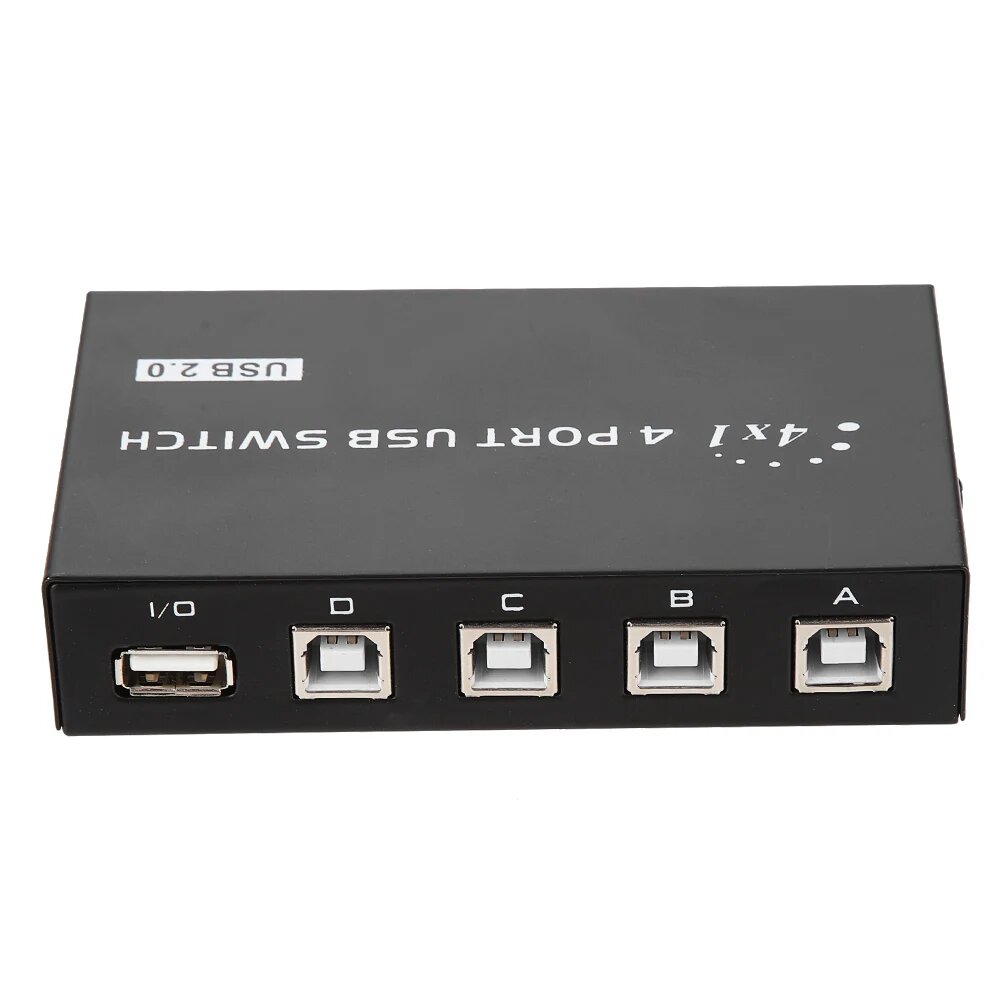 USB 2.0 ручной переключатель совместного доступа YOUTHINK 2/4 портов