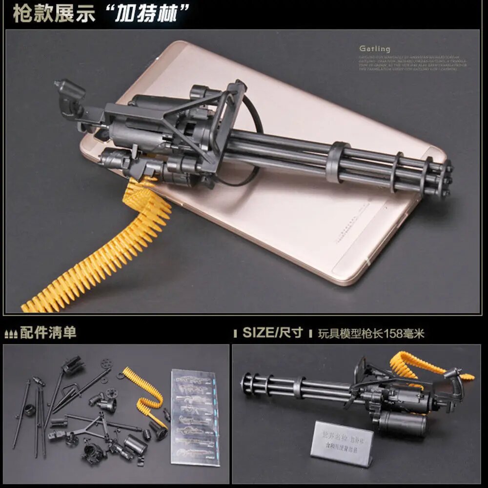 Набор для сборки модели M134 Gatling Gun 1/6 SWAT