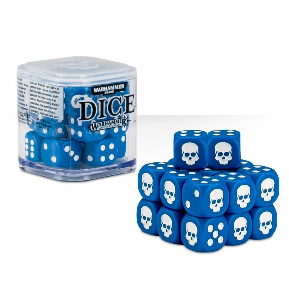 Набор шестигранных кубиков для Warhammer - Citadel Dice Cube: Blue