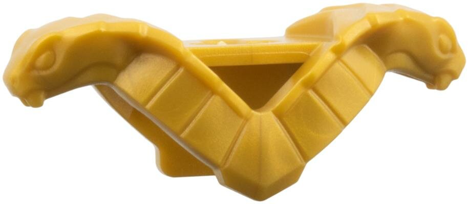 Деталь Lego 41202 Minifigure Armor Shoulder Pads with Cobras Facing Over Shoulders and Stud on Back