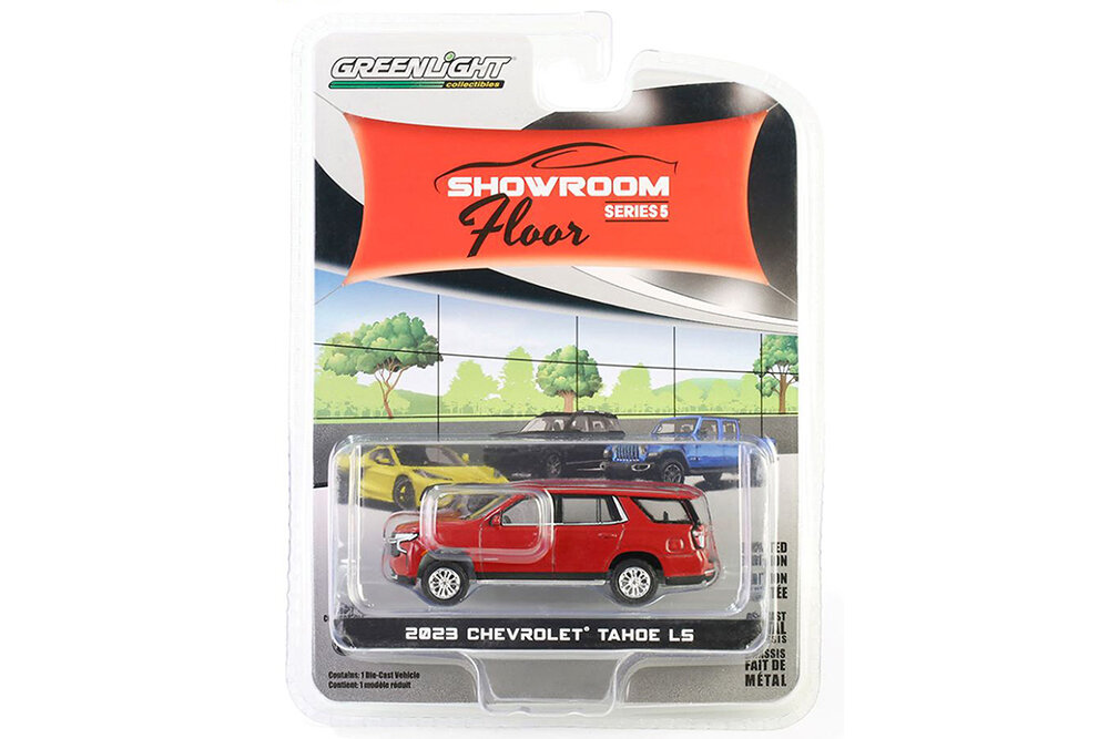 Модель коллекционная GREENLIGHT Chevrolet tahoe ls 4X4 2023 radiant red (длина модели 6-10 см)