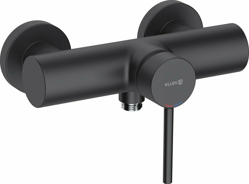 Смеситель для душа Kludi Bozz 388313976, черный матовый