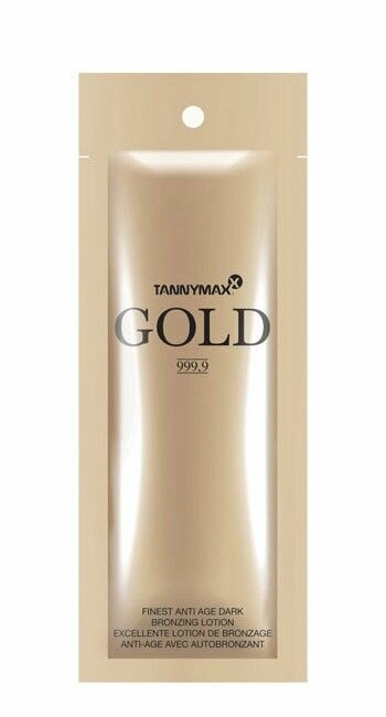 Набор из 3 шт: Крем-ускоритель для загара GOLD 999,9 Finest Anti Age Dark Bronzing Lotion, 15 мл (2320)