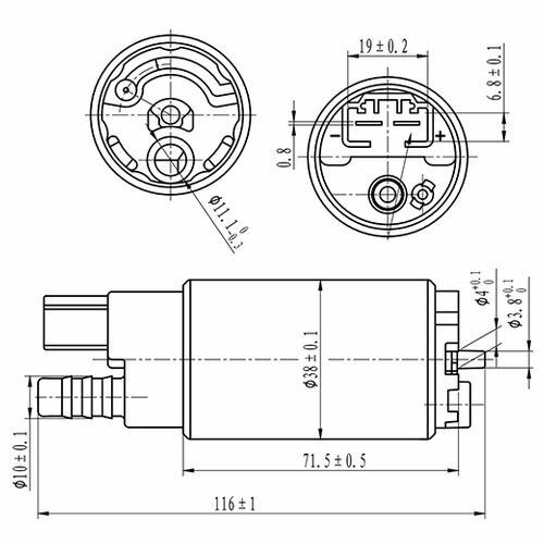 Топливный насос ZIKMAR Z61184R