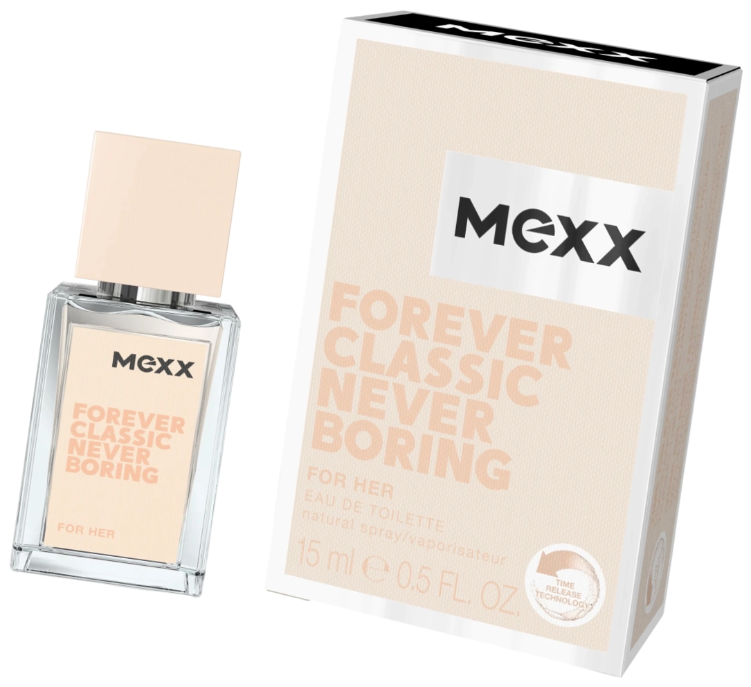 Женская туалетная вода Mexx Forever Classic Never Boring For Her 15 мл - Классик Невер Боринг Фо Хёр