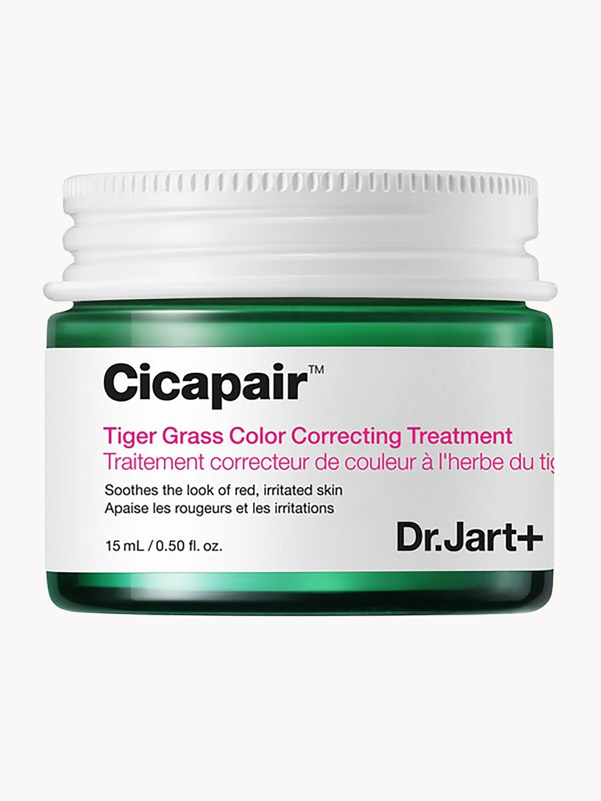 DR. JART+ Cicapair Tiger Grass Color Correcting Treatment CC-крем корректирующий цвет лица, 15 мл