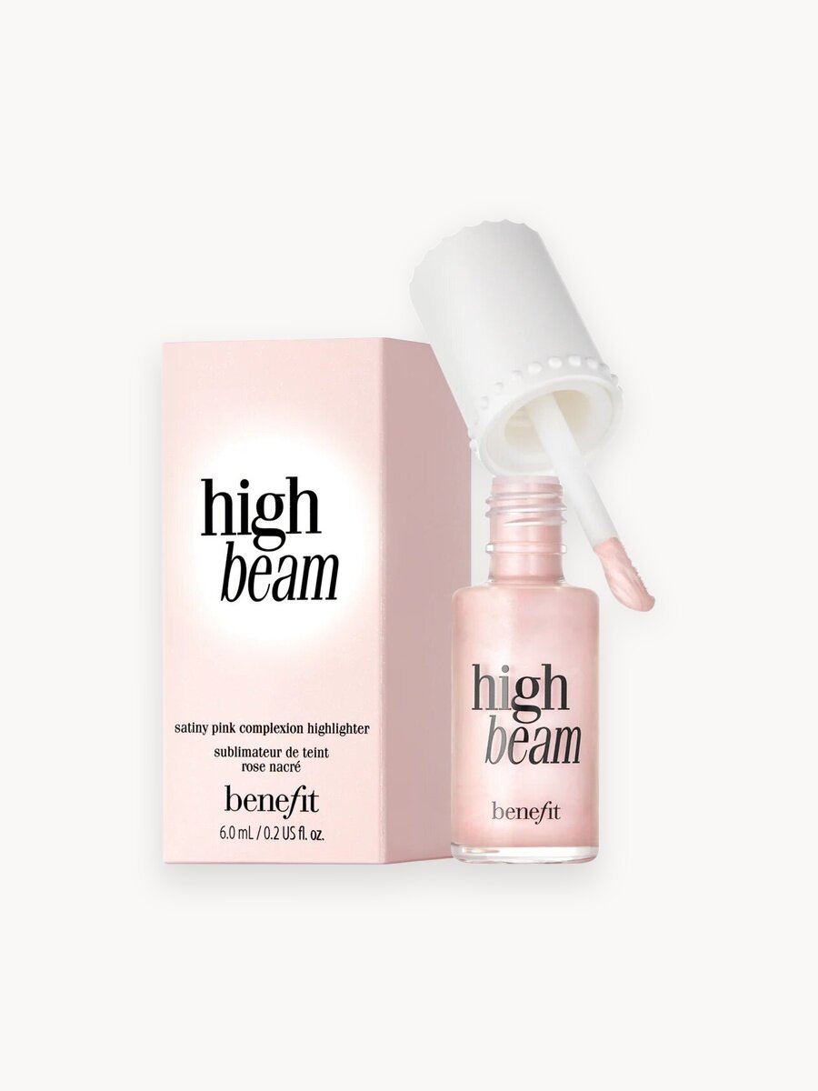 Хайлайтер BENEFIT High Beam 6 мл | Жидкий | Сатиновый финиш и розовое сияние кожи