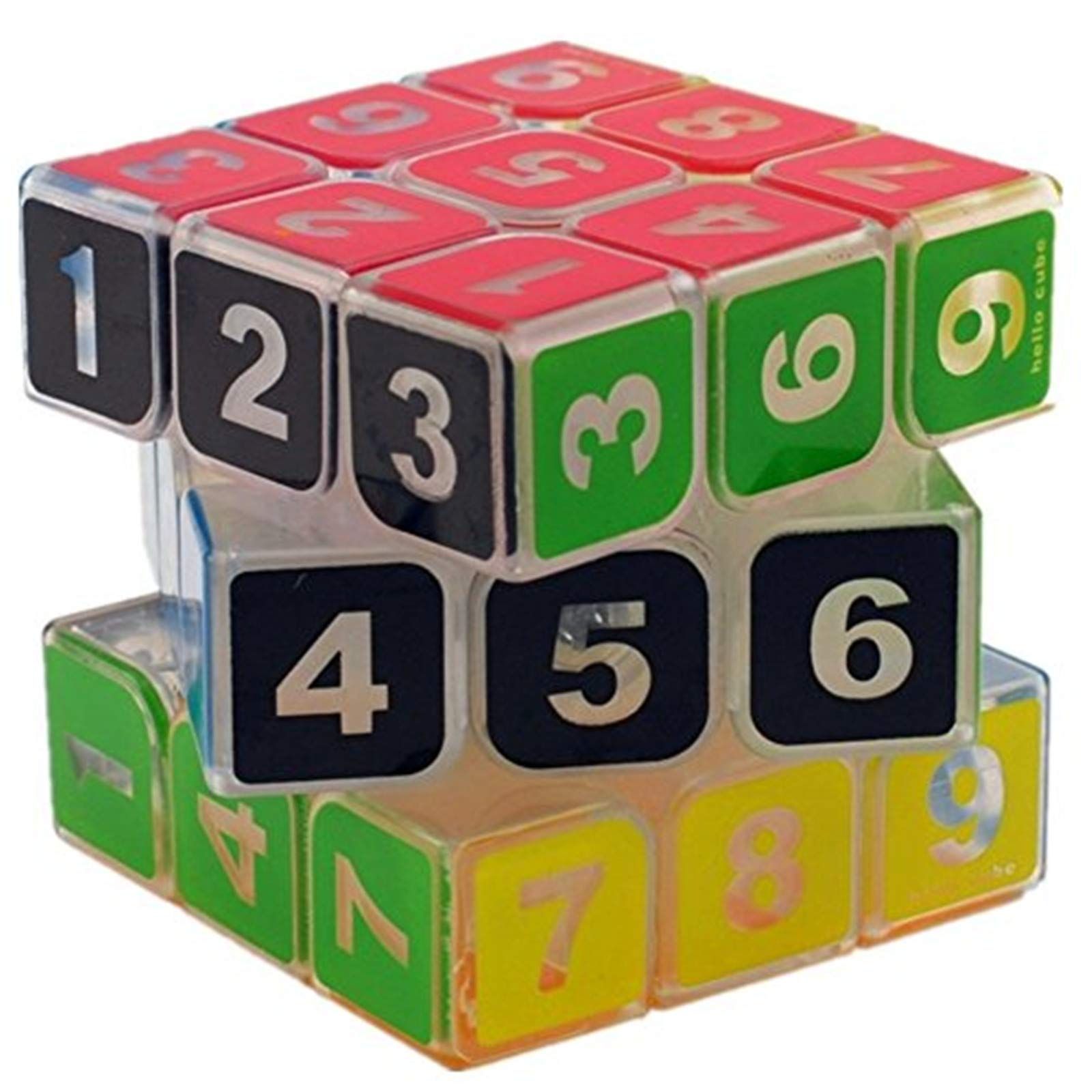 Кубик Рубика судоку Z 3x3 Sudoku cube (разноцветный, без наклеек)