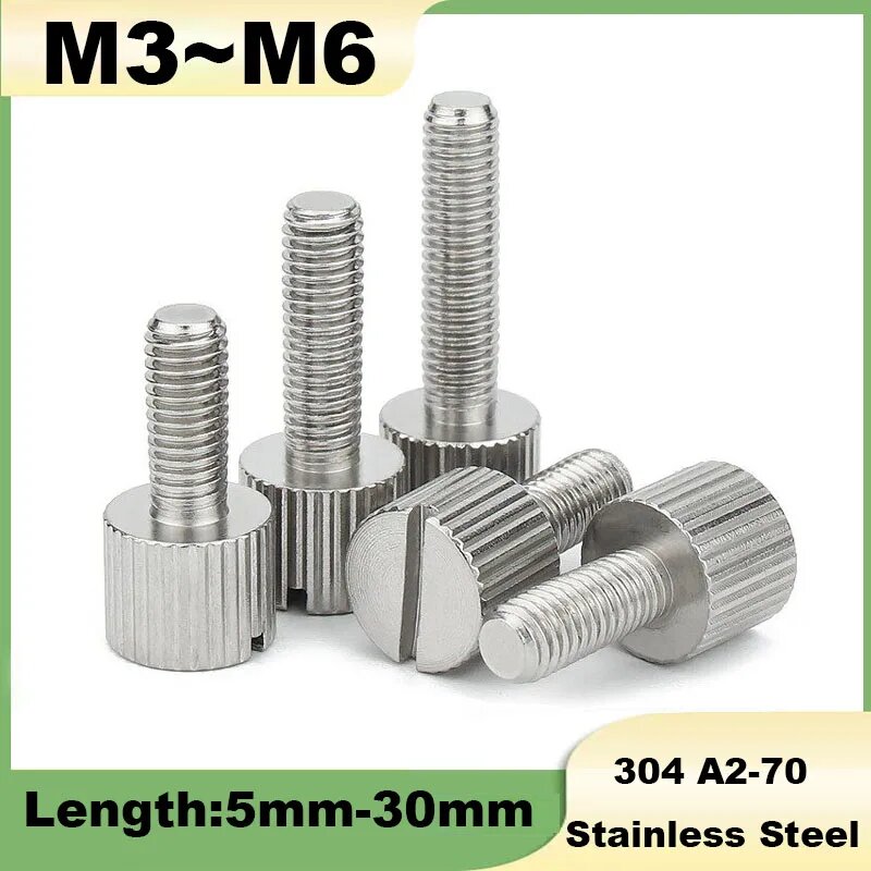 Винты-барашки M3 M4 M5 M6 из нержавеющей стали 304 M4-5Pcs, 8mm