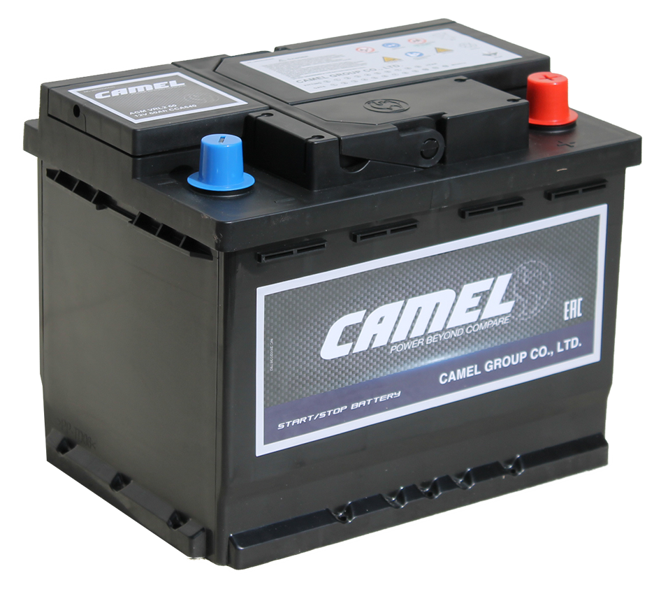 Аккумулятор CAMEL AGM 60 Ач 640 А (242х175х190) обратная полярность