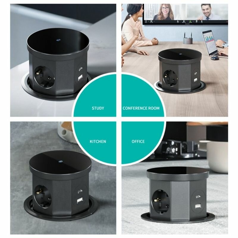 Пневматический подъемный патрубок европейского стандарта-черный