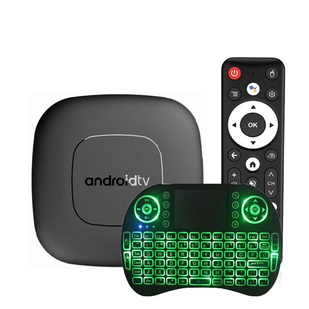 Smart TV Box 8 ГБ 128 ГБ Android 14 ATV Allwinner H313 Google Assistant 8K Видео 4K HDR10 Медиаплеер T1 Set Top Box