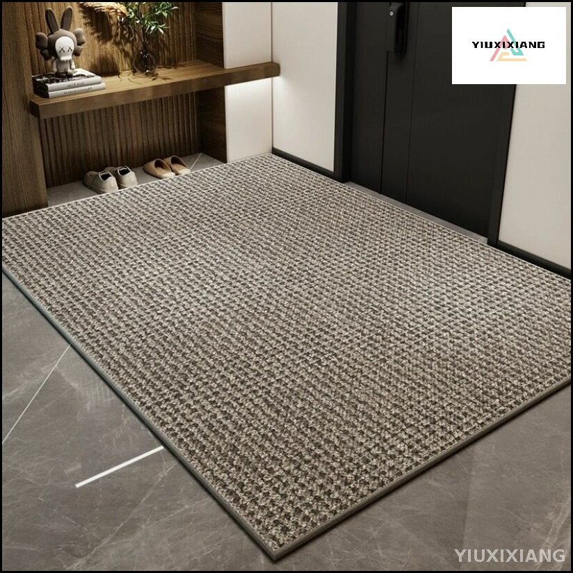 Эксклюзивный бельгийский флисовый коврик 9 мм для въездных ворот с точечным нескользящим основанием