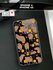 Чехол на Apple iPhone 4/4S / Айфон 4/4S с принтом "Капибара паттерн", прозрачный
