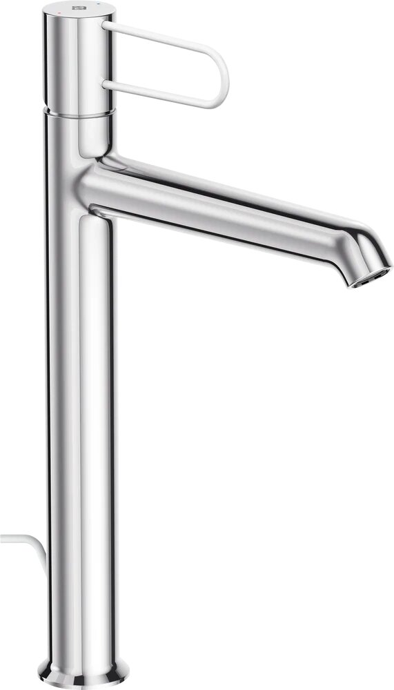 Смеситель для раковины Jacob Delafon Odeon Rive Gauche E21030-00-CP хром, глянцевый, кран для ванной в раковину, из латуни, рычажный, с керамическим картриджем, с донным клапаном