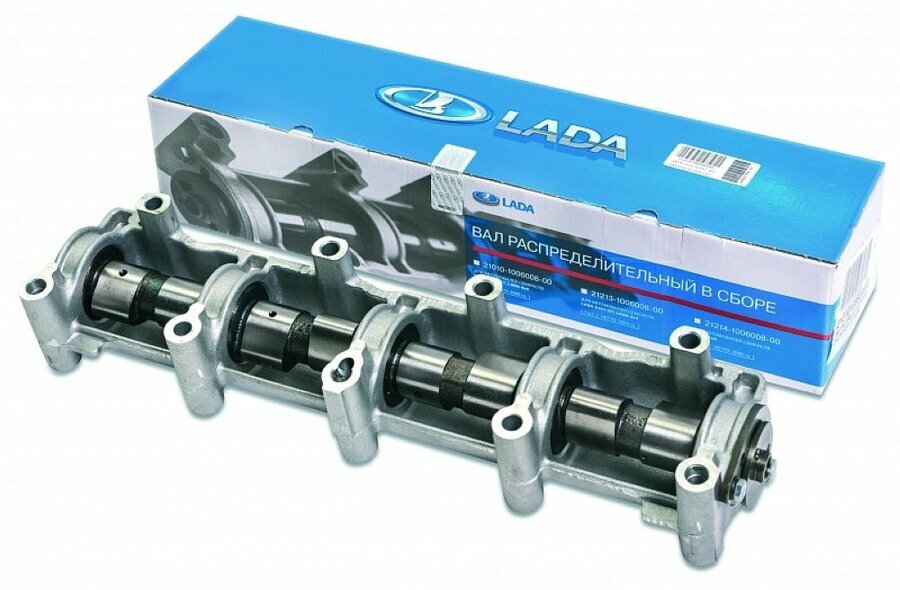 Распредвал ВАЗ 21213 LADA в сборе, карбюратор (под рокера) (артикул 21213-1006008-00)