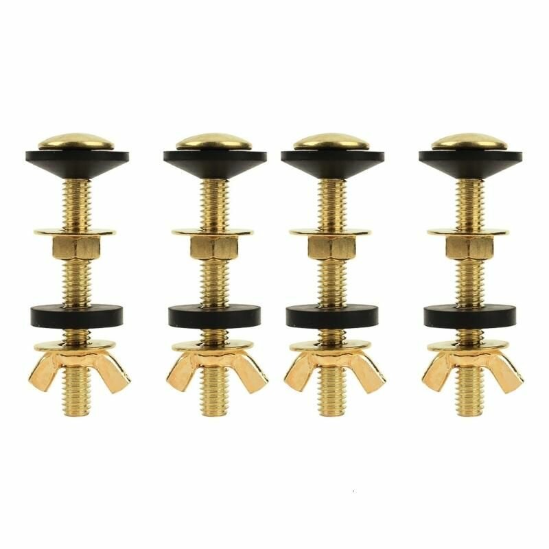 Болты сиденья туалета Установите углеродные стальные винты для удобства установки, - Базовая модель