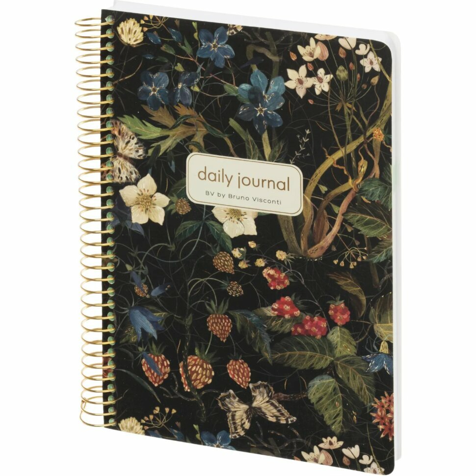 Ежедневник недатированный CUTE DIARY А5, BV,136, лес. яг, зол. греб,3-701/12, 2395953