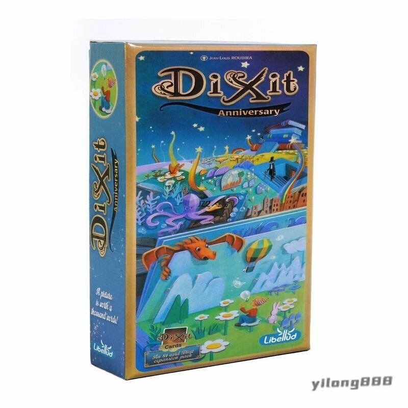 Расширенный пакет Dixit Anniversary (Диксит) (original English version). Игра на английском.(синий, салатовый)