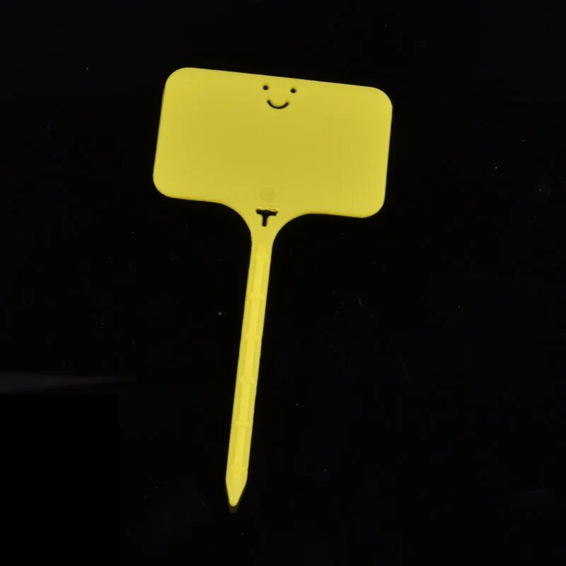 30 шт. пластиковые водонепроницаемые бирки для растений, садовые цветы, овощи в горшке, бонсай, сочная этикетка, Т-образная форма, детский маркер, табличка 49*96 мм