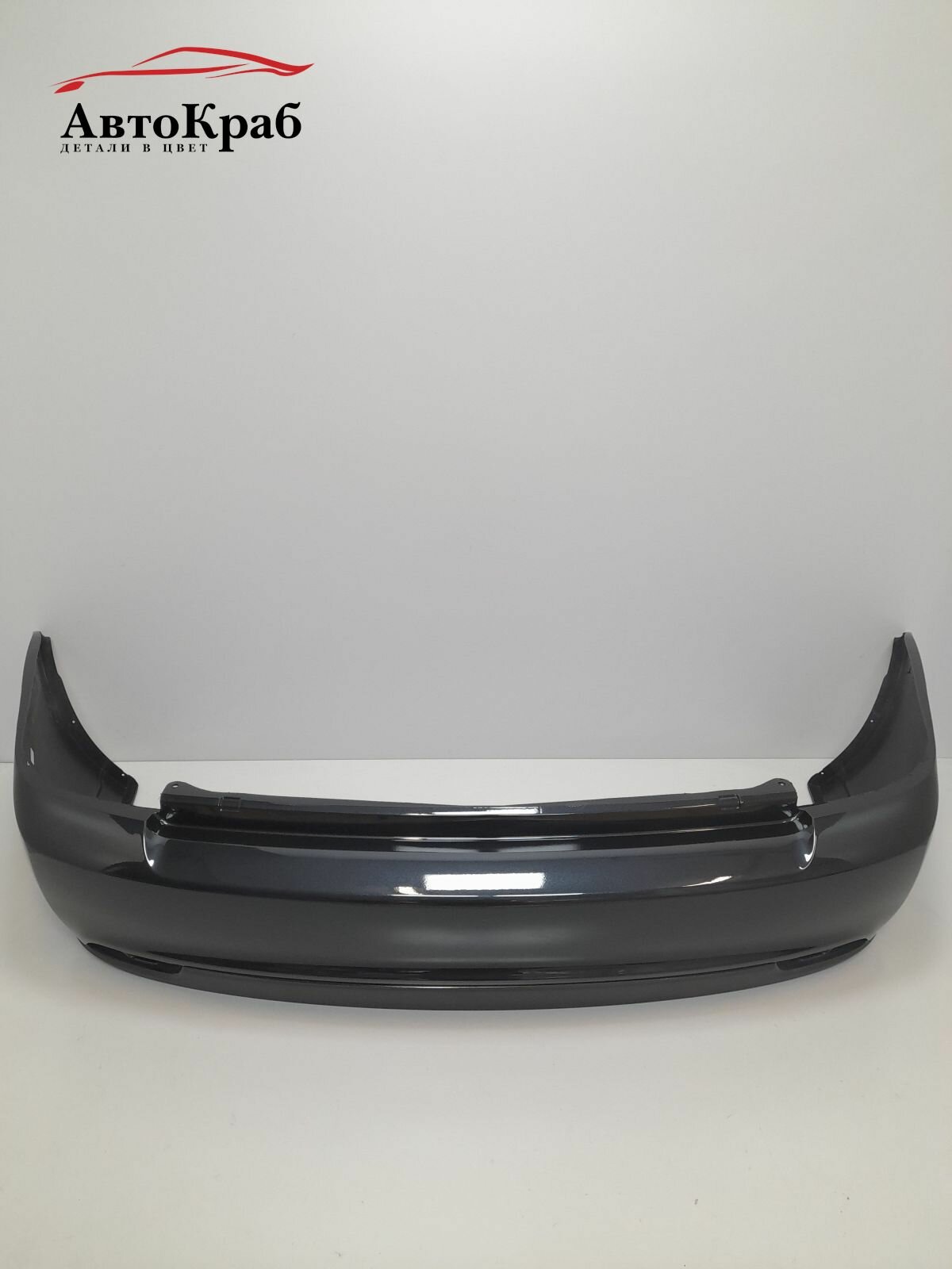 Бампер задний в цвет для Лада Приора 2 2013-2018 г. седан 21704, 606 - млечный путь черный
