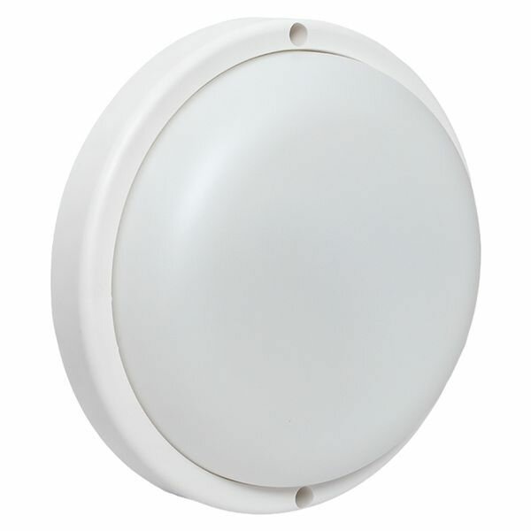 Светильник светодиодный ЖКХ ДПО-1400 18Вт 4000К IP65 круг с микроволнов. датчиком движения LUMA, EKF BKL-1400DM-R-18-4000 (1 шт.)