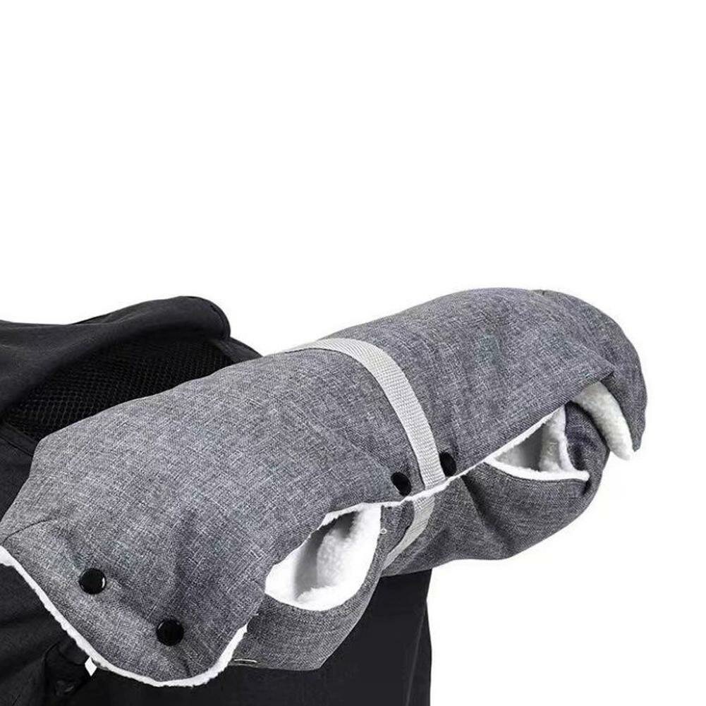 Тёплые рукавички для коляски для ребёнка, ветрозащитные и утепляющие аксессуары