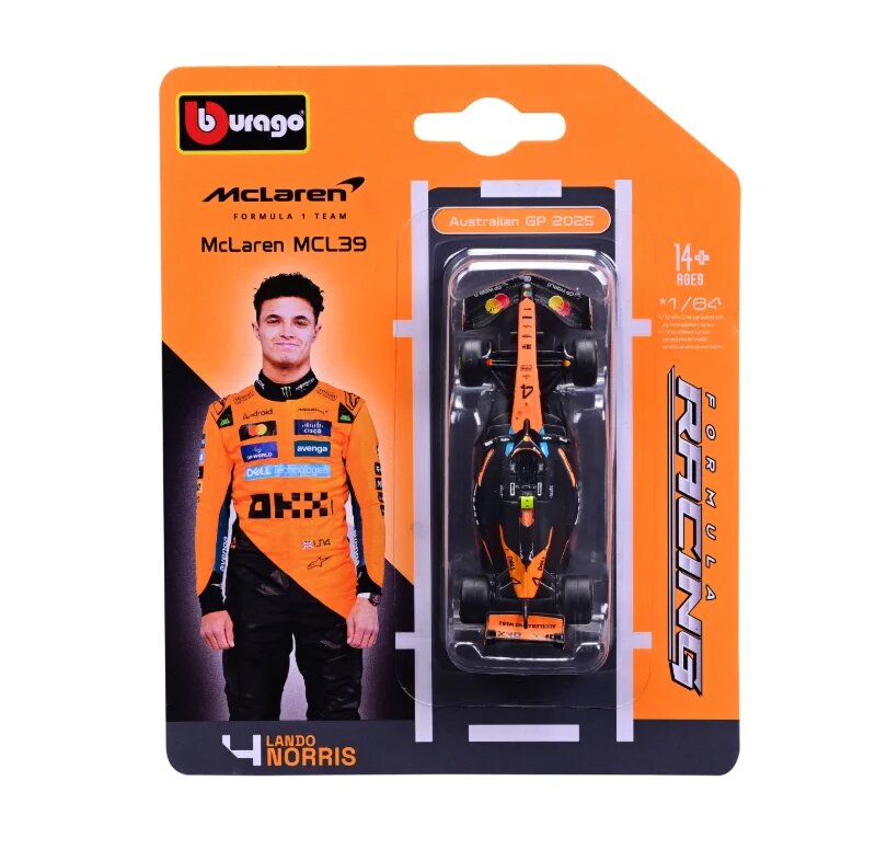Bburago McLaren MCL39 Lando Norris 1:64 MCL39-4