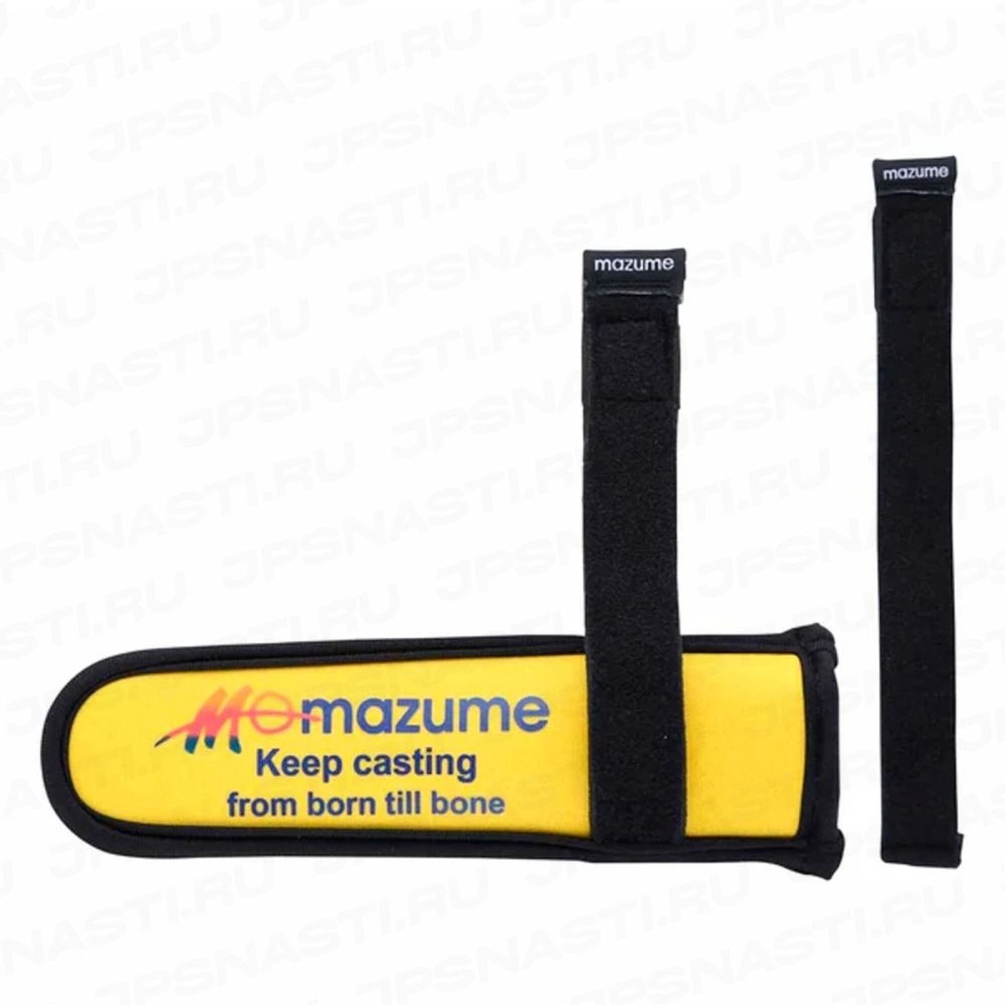 Неопреновые ремни-стяжки для транспортировки удилищ Mazume MZAS-718 Rod Tip Cover, #Mazume Yellow