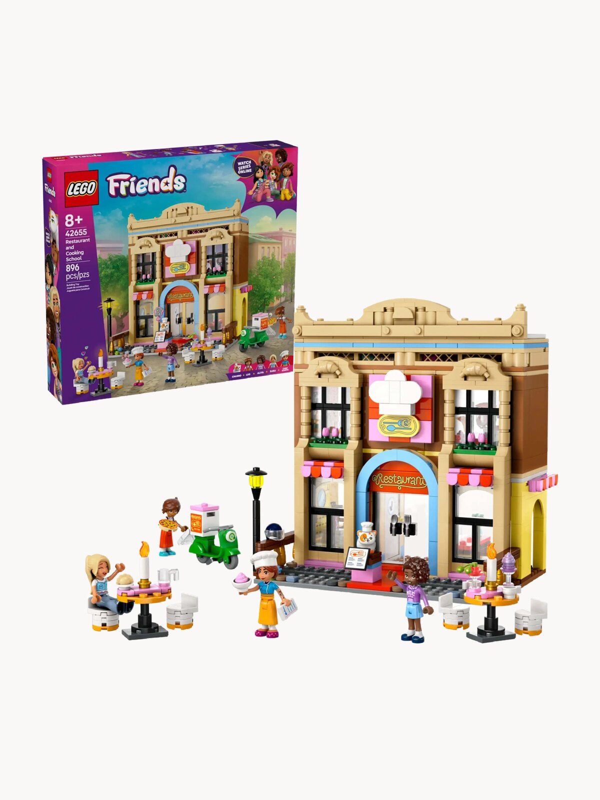 Конструктор LEGO Friends 42655 Школа ресторанного и кулинарного дела, 896 дет.